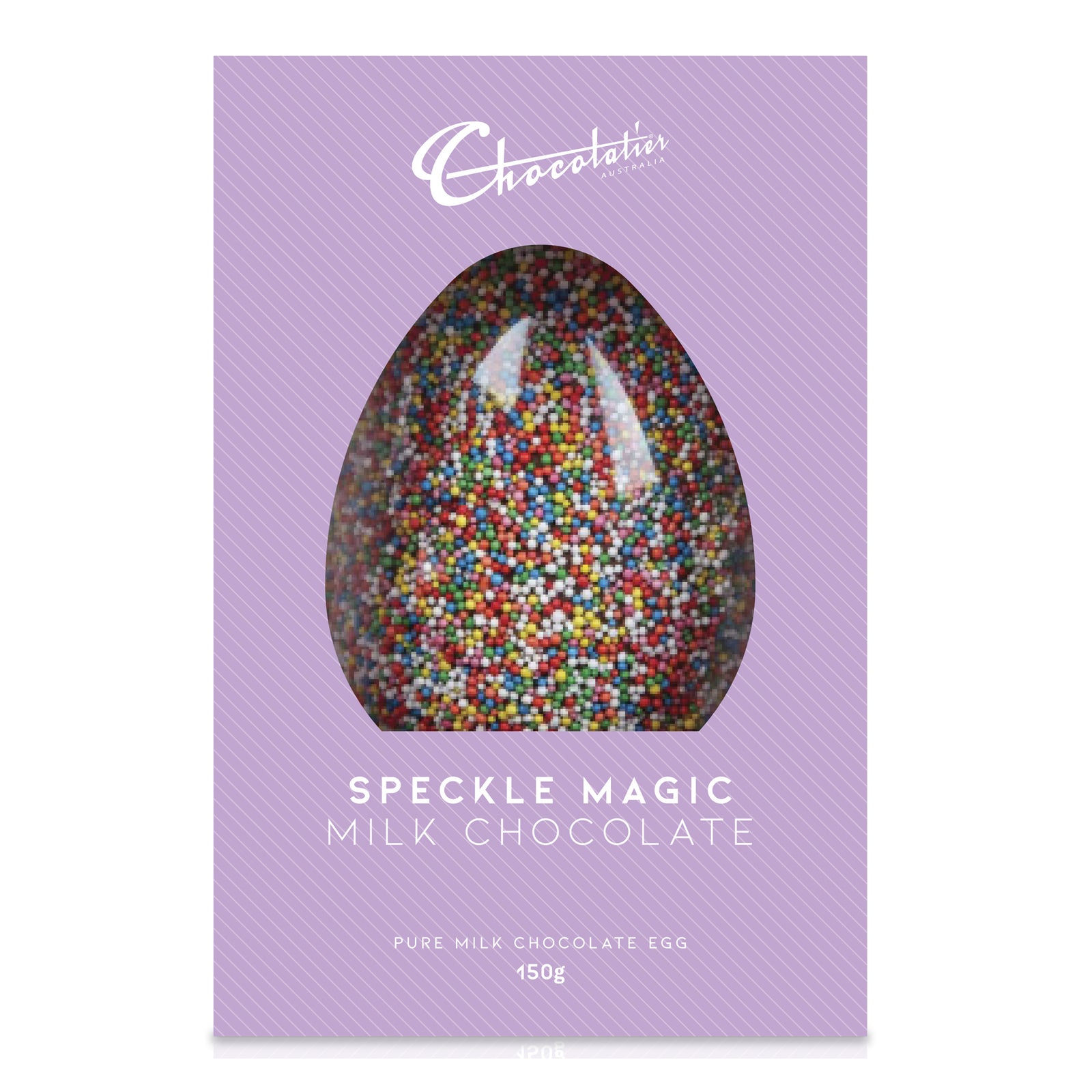 Chocolatier Speckle Magic Milk Chocolate Egg 150g – Bendigo Fresh