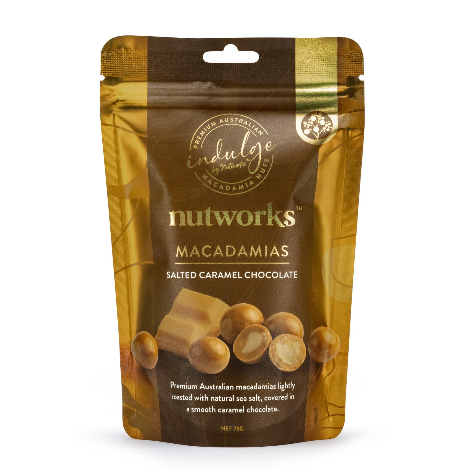 Macadamias Salted Caramel Chocolate - Nutworks – Bendigo Fresh