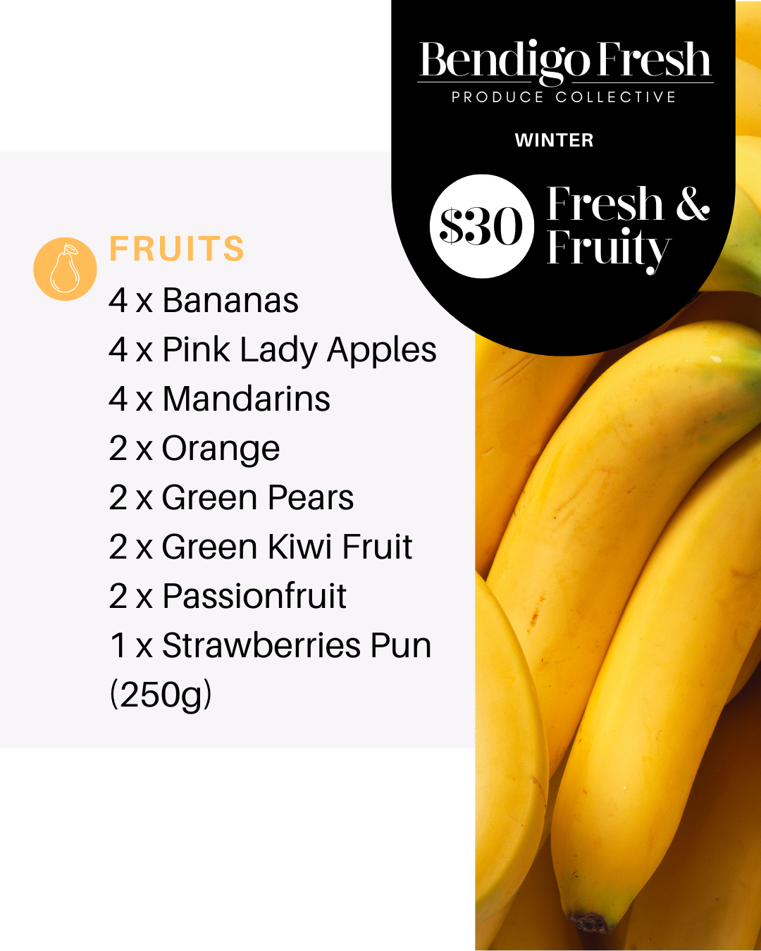 $30 Fresh & Fruity Box – Bendigo Fresh