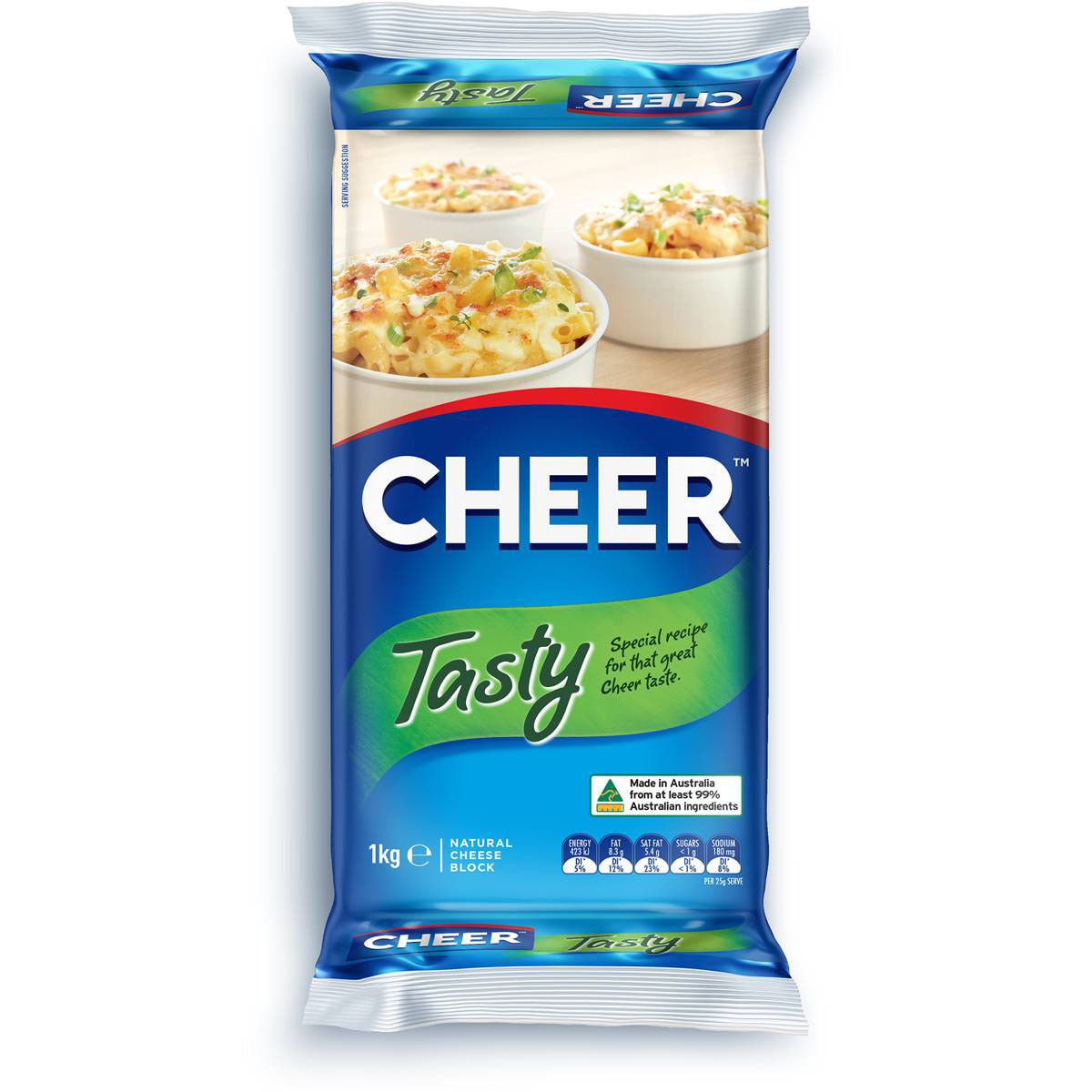 Cheer Tasty Cheese 1kg – Bendigo Fresh