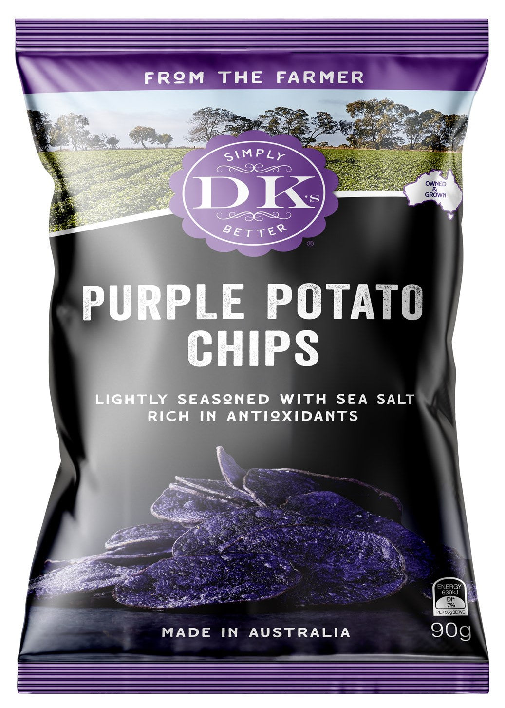 Purple Potato Chips - DK – Bendigo Fresh