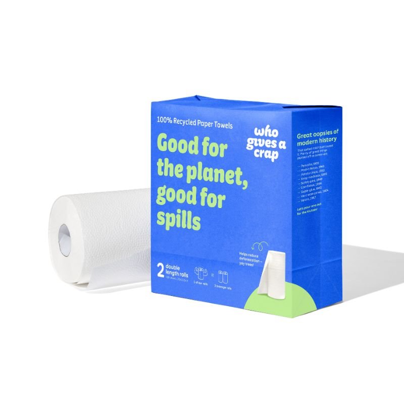 Who Gives A Crap - Kitchen Towel Recycled Twin Pack – Bendigo Fresh