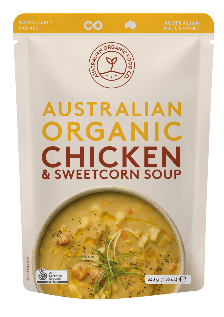 Chicken & Sweetcorn Soup - Australian Organic – Bendigo Fresh